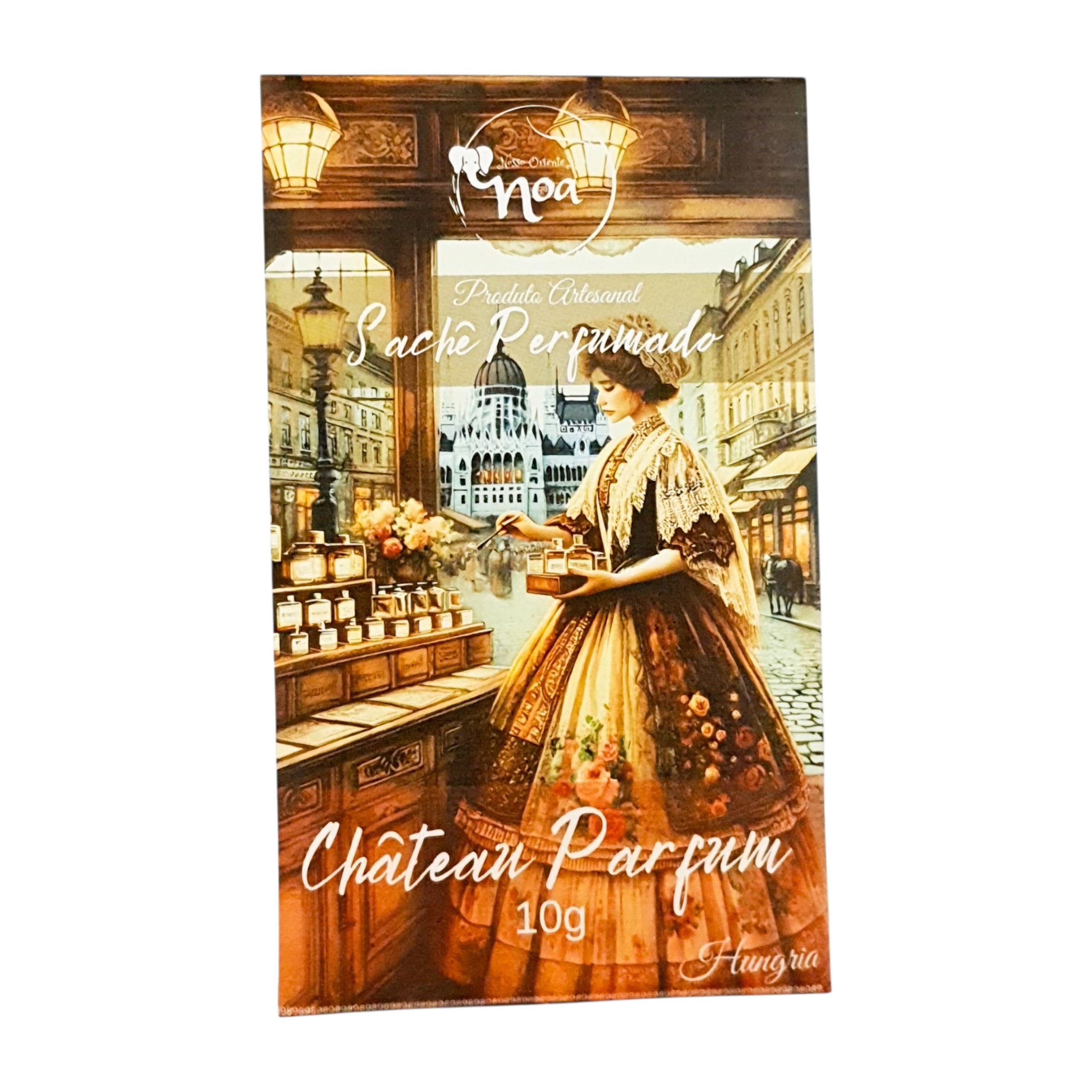 R.A. Artesanato - cod: 13833-1 - SACHE PERFUMADO NOA - CHATEAU PARFUM